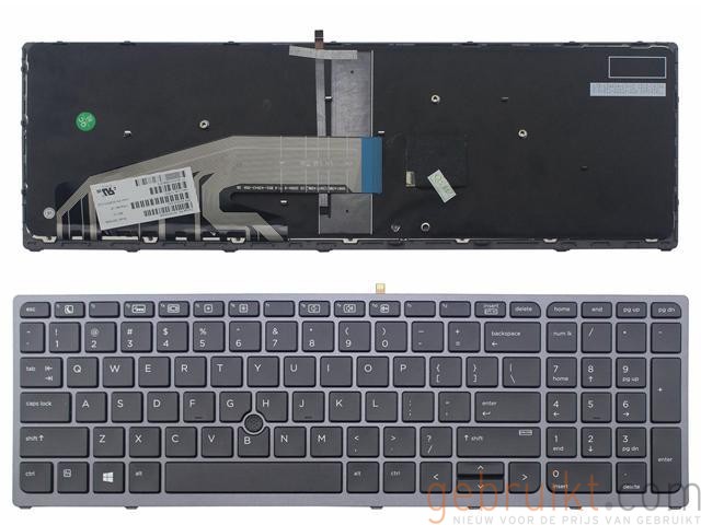 Keyboard for HP Zbook 15 G3 G4 Zbook 17 G3 G4 Backlit Pointer US 848311 ...
